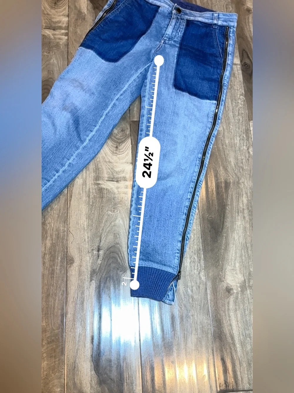 Stella McCartney | Jeans | Stella Mccartney Light Blue Denim With Lime ...